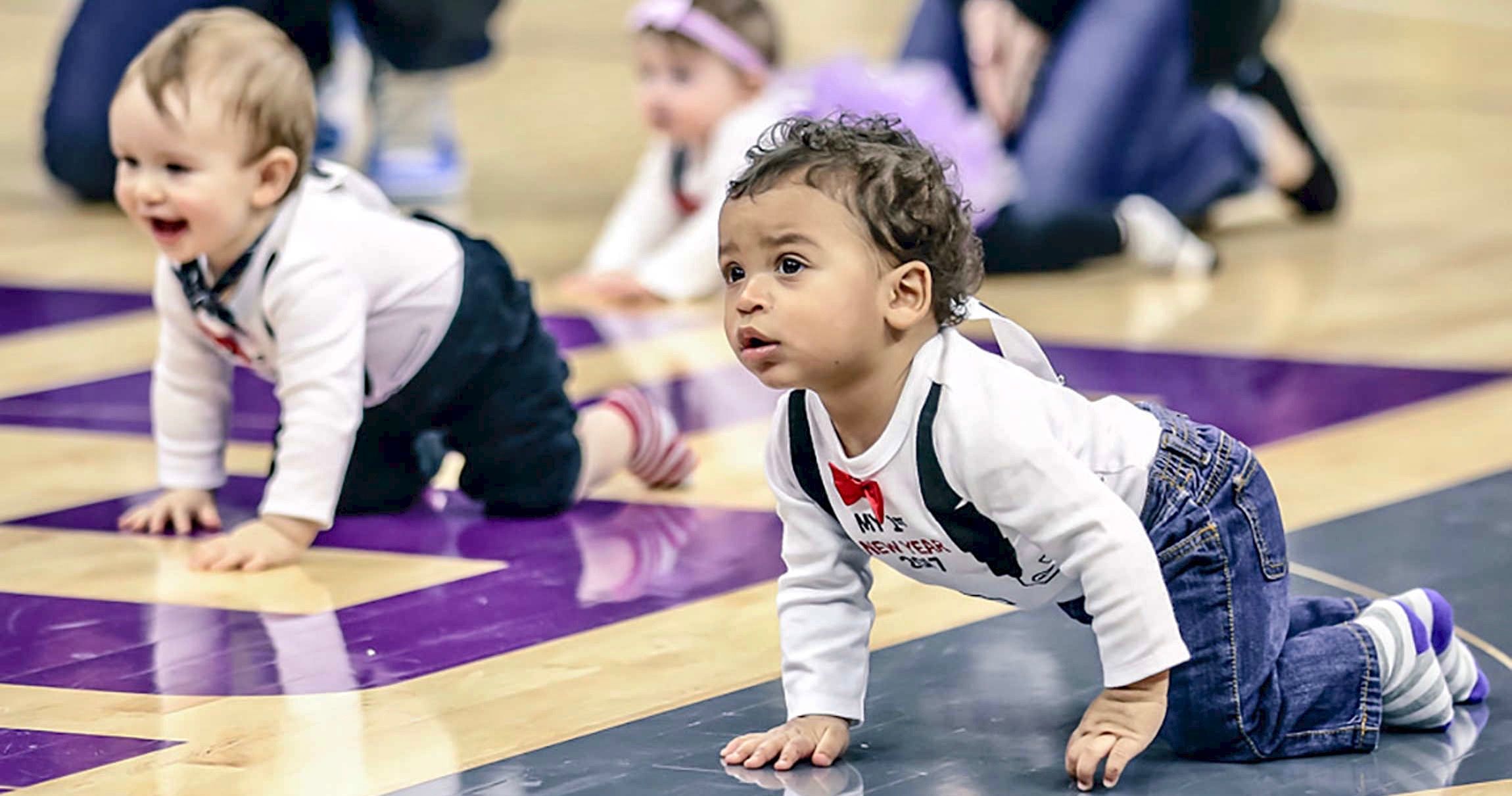 Babies Participate In Nail-Biting Race At ACC Tournament