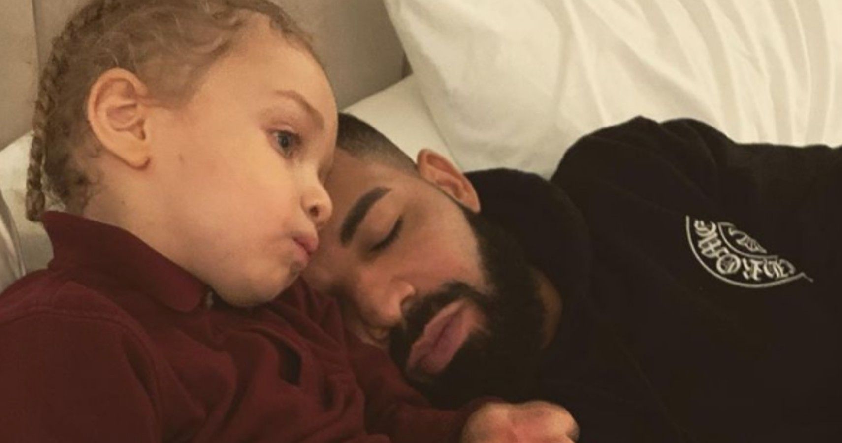 Drake Cuddles Up To His Son In Sweet Photo, Fans Want To See More Of It