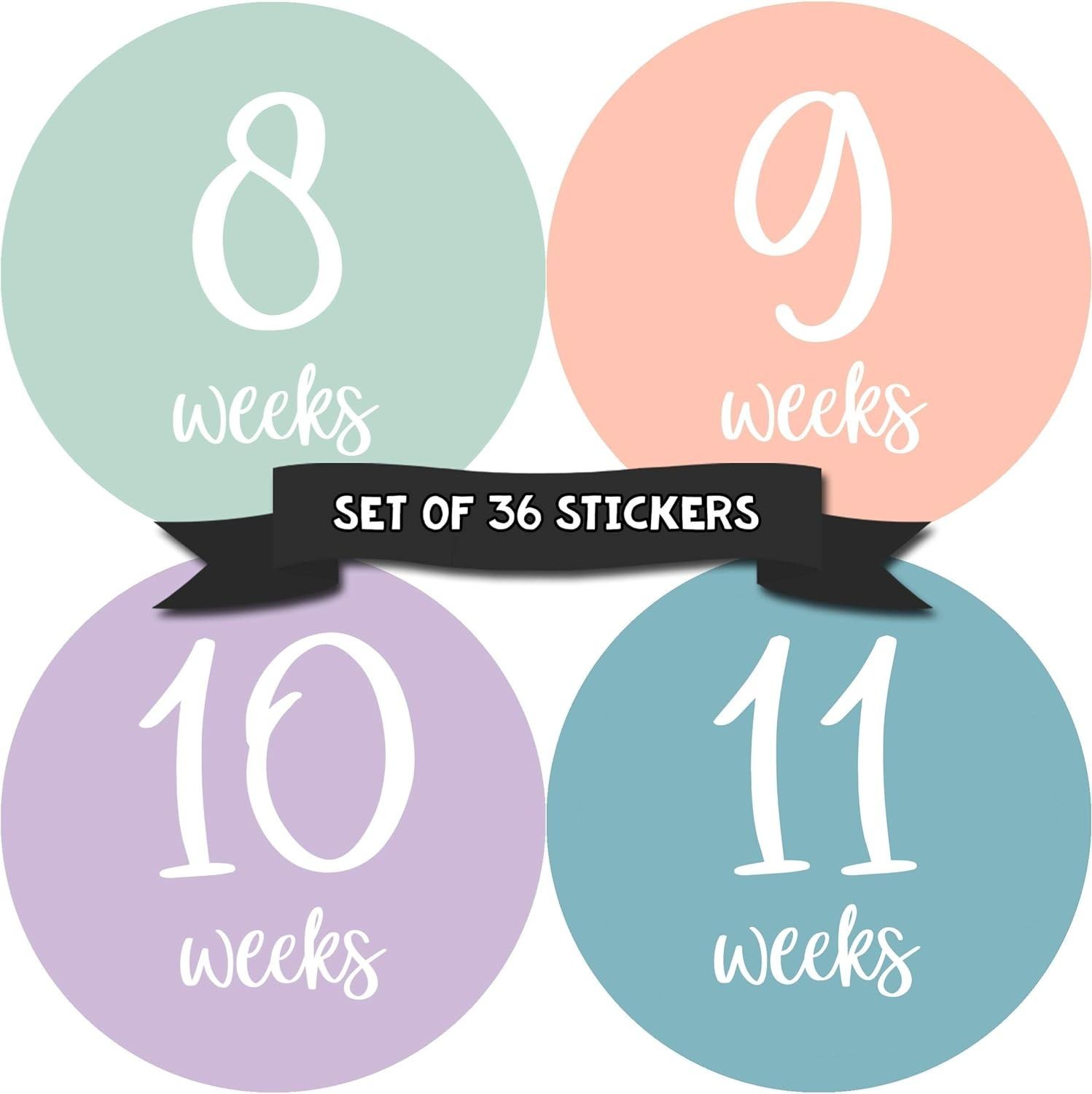 Best Pregnancy Milestone Cards And Stickers