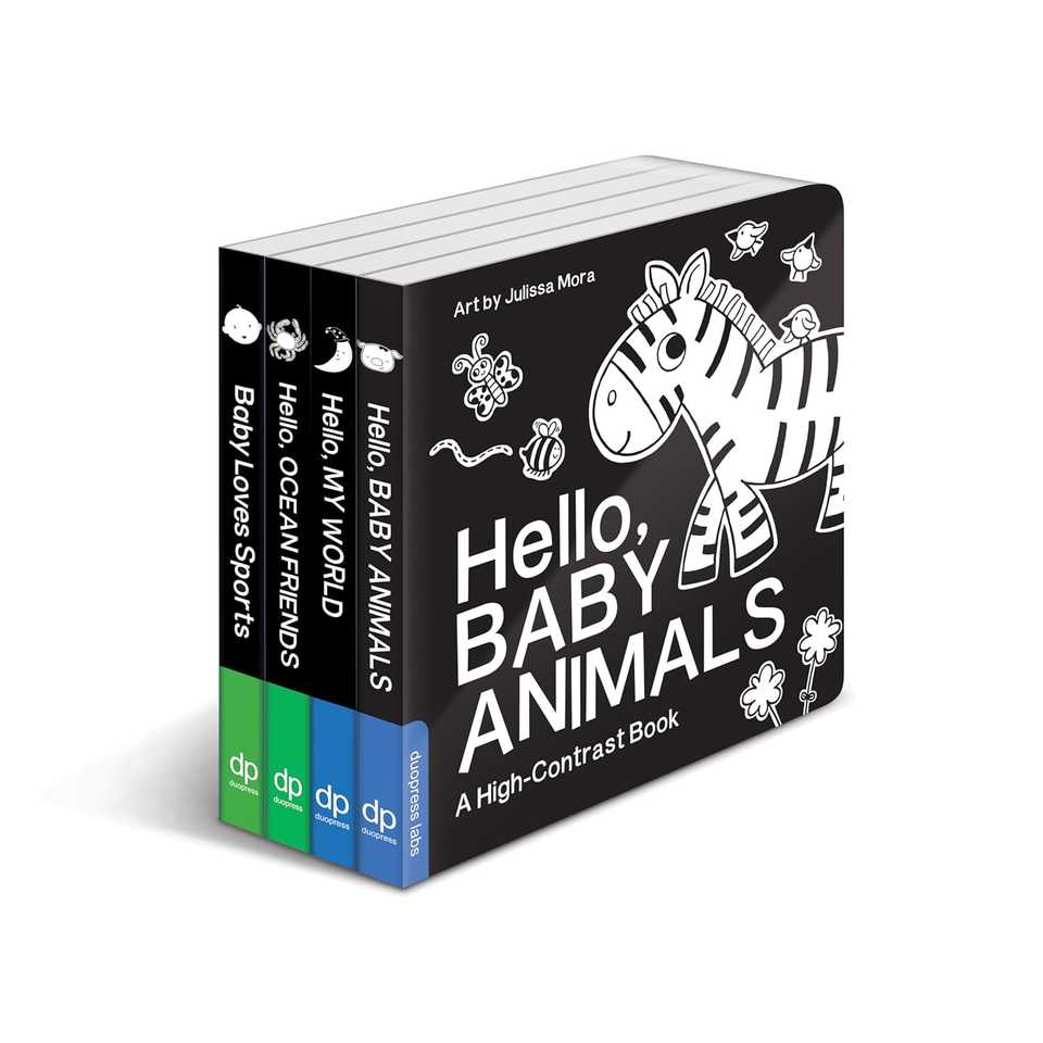 Best Black And White High-Contrast Books For Infant Visual Stimulation