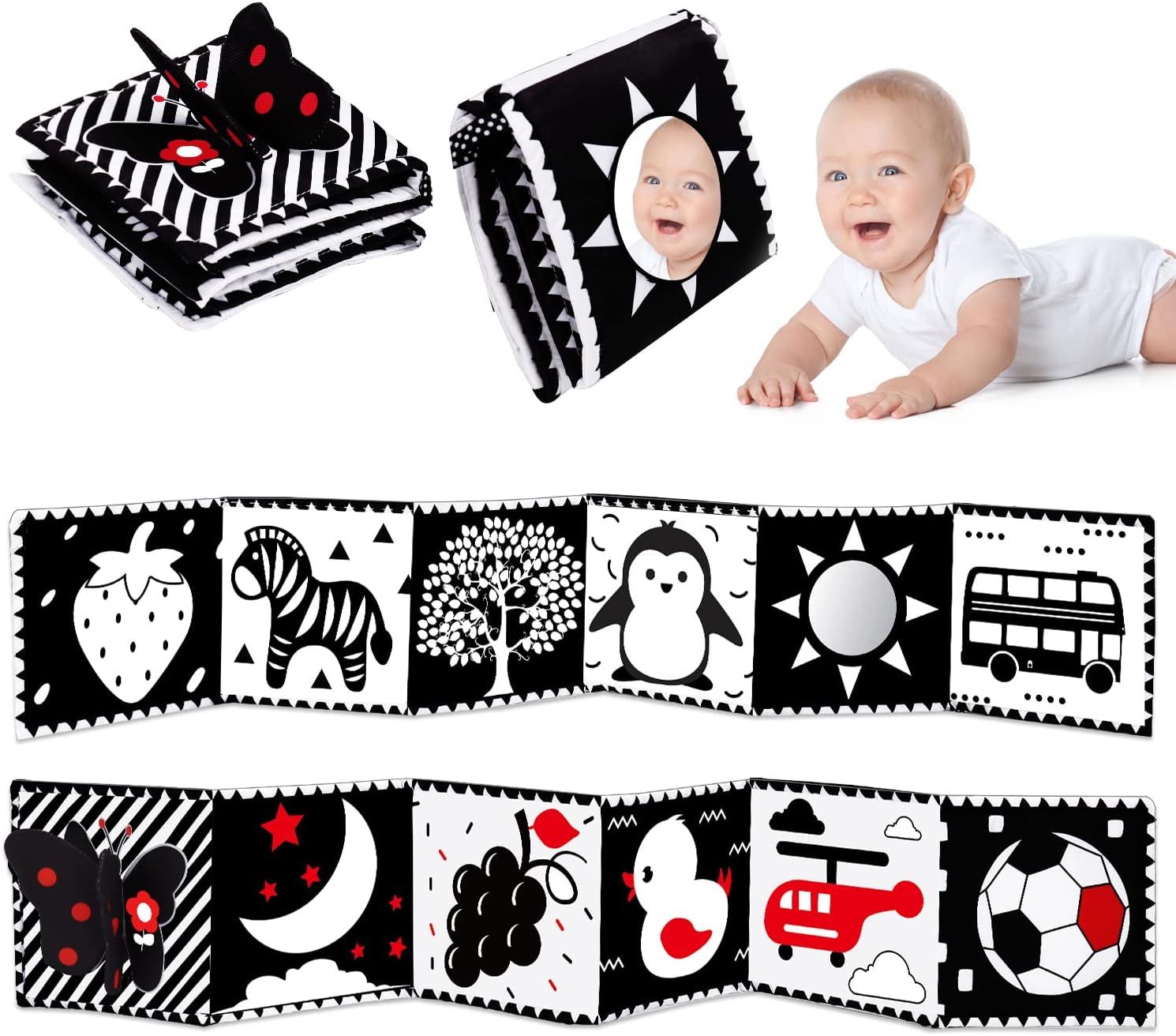 Best Black And White High-Contrast Books For Infant Visual Stimulation