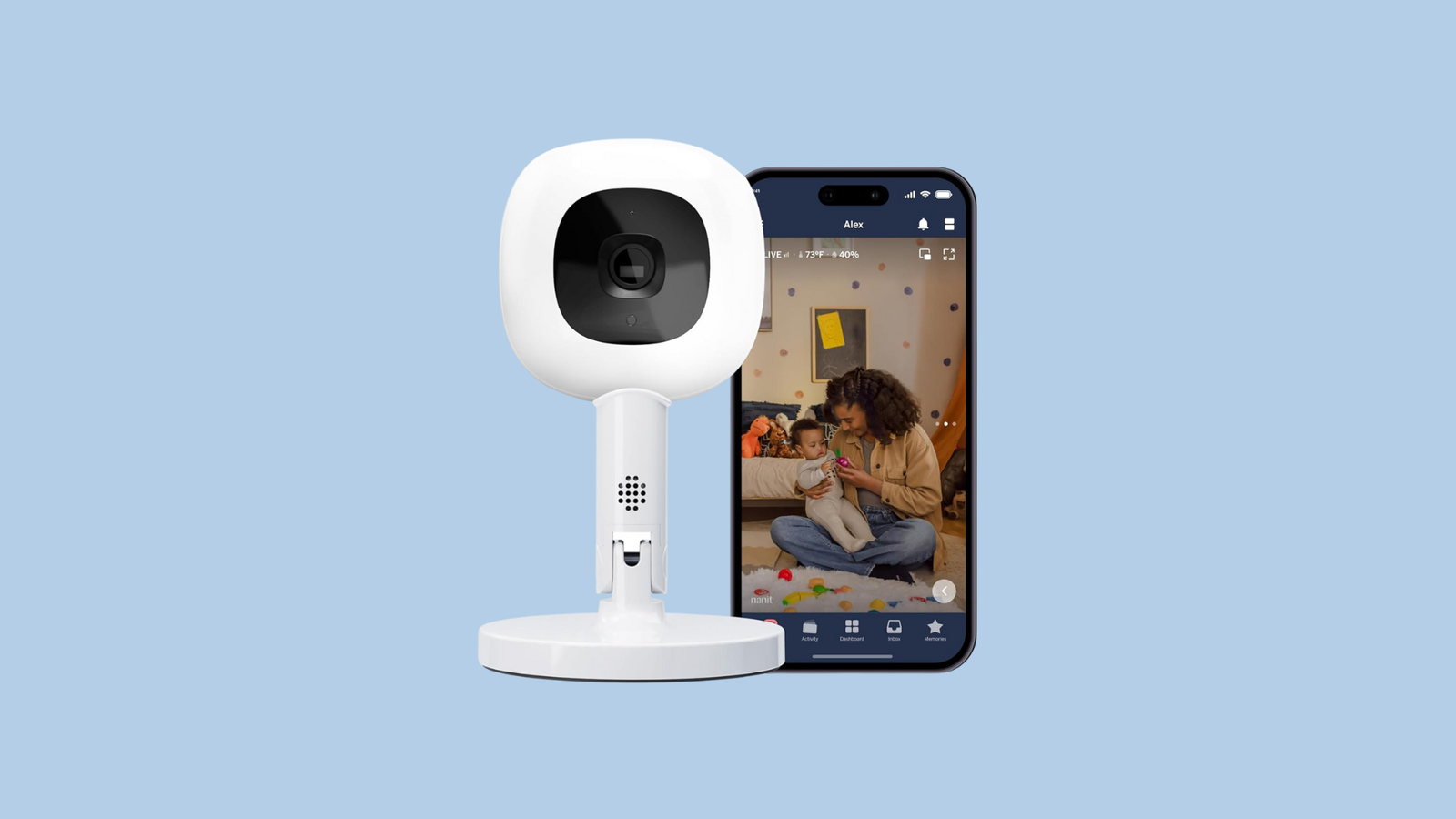 Nanit Pro Smart Baby Monitor: Advanced Sleep Tracking and Breathing ...