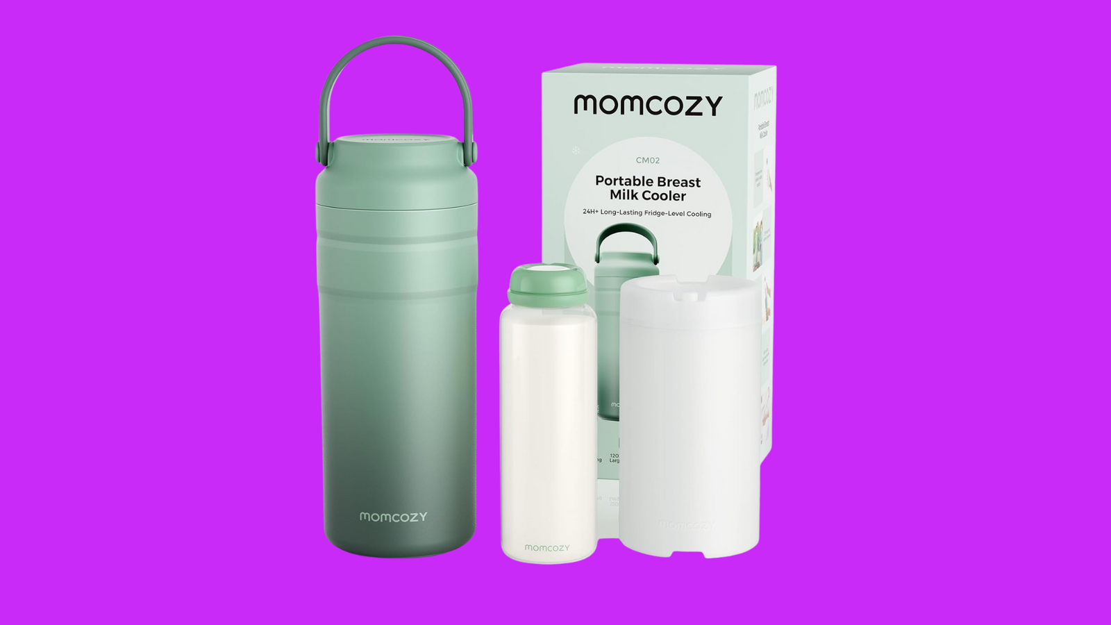 Momcozy Portable Breast Milk Cooler: Keep Milk Fresh for 24 Hours