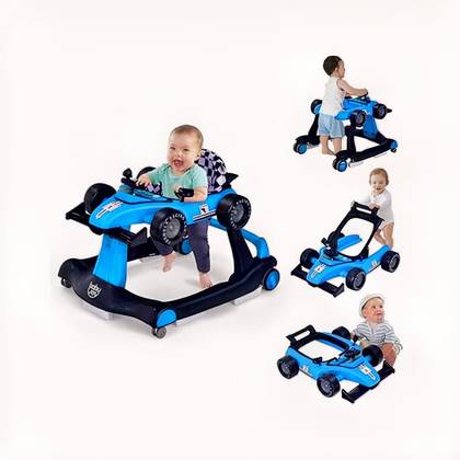 Baby Joy 4-in-1 Racing Car Walker: Fun & Functional Christmas Gift