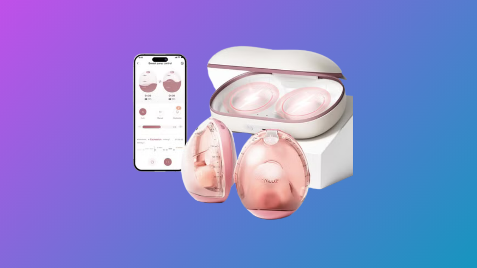 Momcozy Air 1 Ultra-Slim Wearable Breast Pump Sale