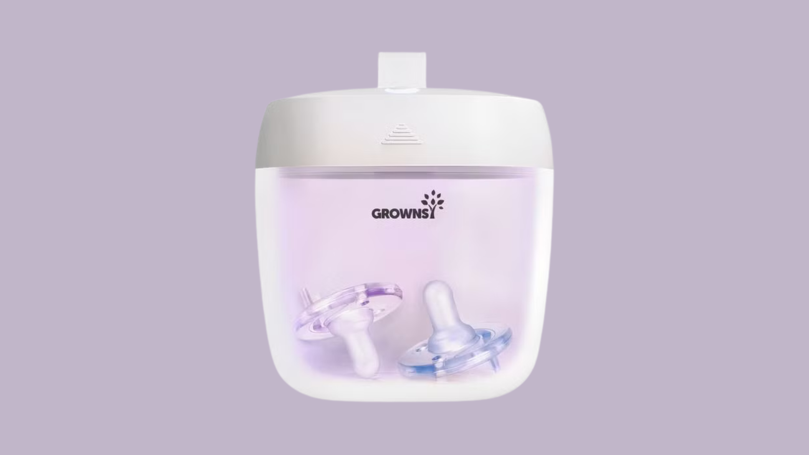Grownsy Portable Pacifier Sanitizer: UV-C Sterilization for Babies